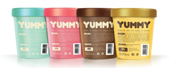 Yummy Ice Cream – Package Design – Fubiz Media