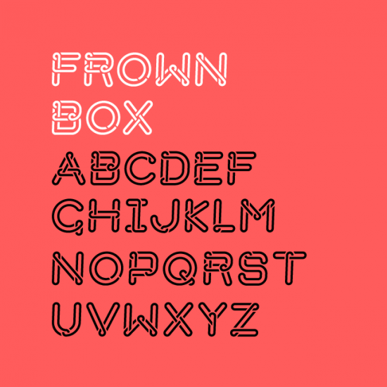 Frown Box Typeface – Fubiz Media