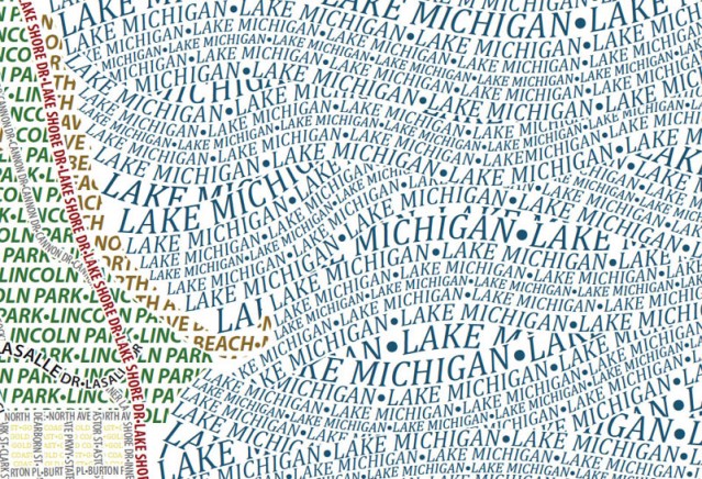 Typographic Map Posters – Fubiz Media