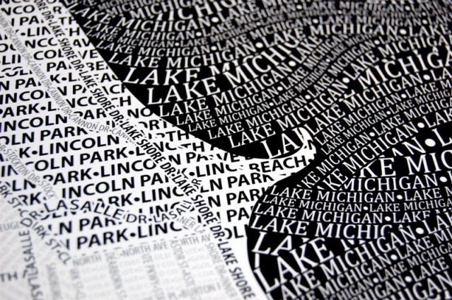 Typographic Map Posters – Fubiz Media