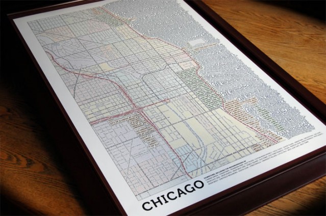 Typographic Map Posters – Fubiz Media