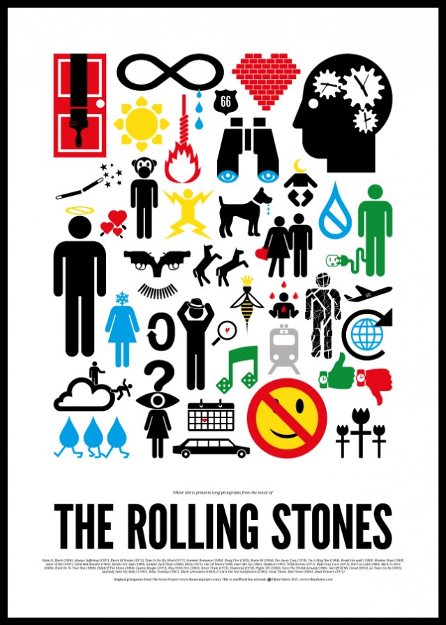 Pictogram Rock Posters – Fubiz Media