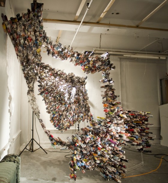 Newspaper Sculptures – Fubiz Media