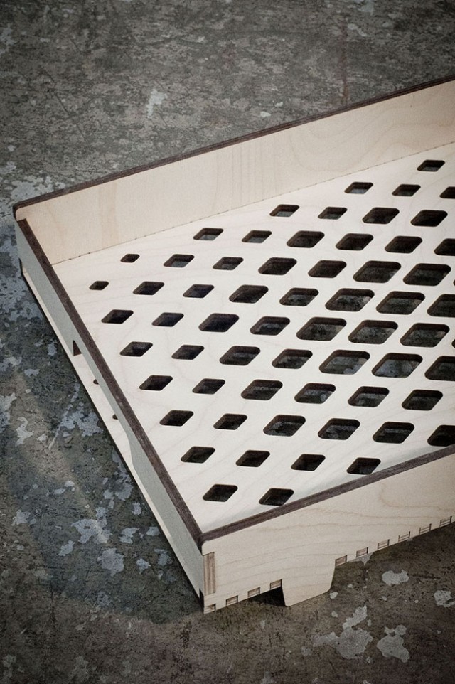Lozenge Crates and Trays by Jonathan DORTHE for Atelier-D – Fubiz Media