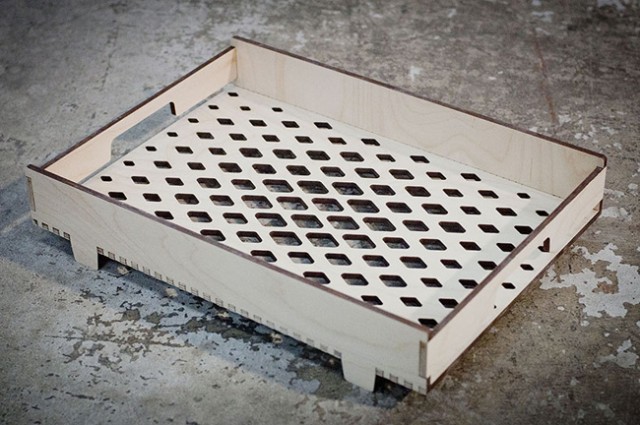 Lozenge Crates and Trays by Jonathan DORTHE for Atelier-D – Fubiz Media
