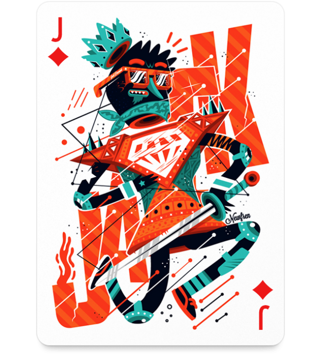 Playing Arts – a deck of playing cards by 54 top artists – Fubiz Media