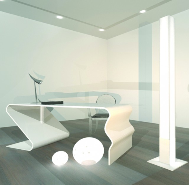 L’ARCHITECTE CHRISTOPHE VEILLE SIGNE UNE LIGNE DE MEUBLES EN HI-MACS ...