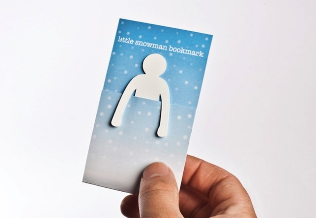 Little Snowman Bookmark by Lee Washington – Fubiz Media