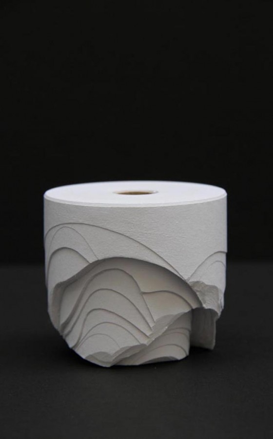 Carved Rolls of Paper – Fubiz Media