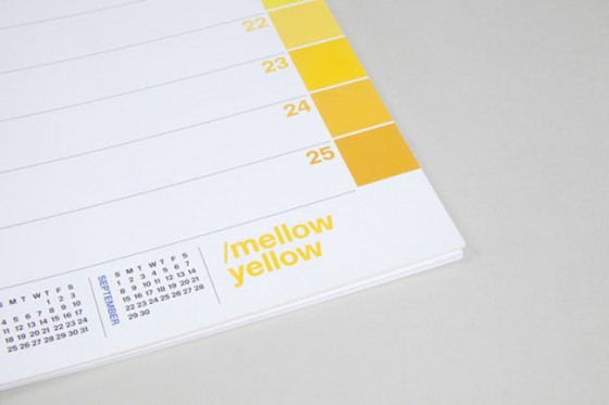 Pantone 2013 Calendar – Fubiz Media