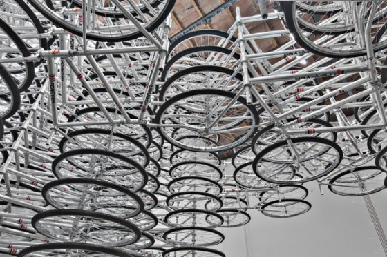 Stacked Bicycle Installation – Fubiz Media