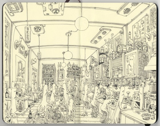 Mattias Adolfsson Sketchbooks – Fubiz Media