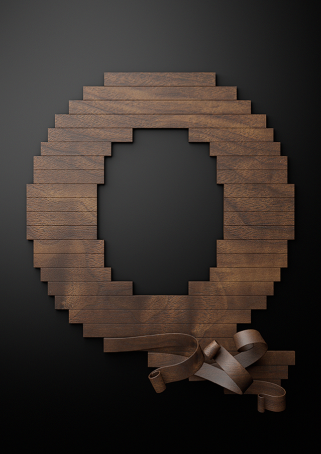 Nike Typography with Wooden Slats – Fubiz Media