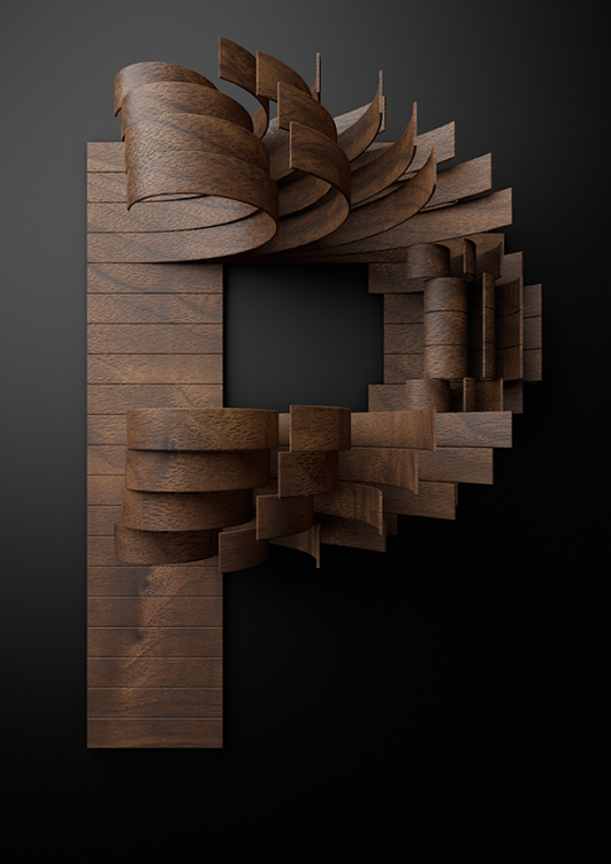 Nike Typography with Wooden Slats – Fubiz Media