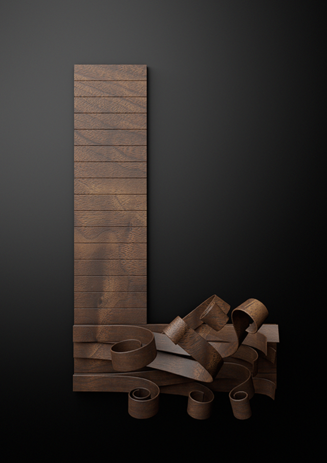 Nike Typography with Wooden Slats – Fubiz Media