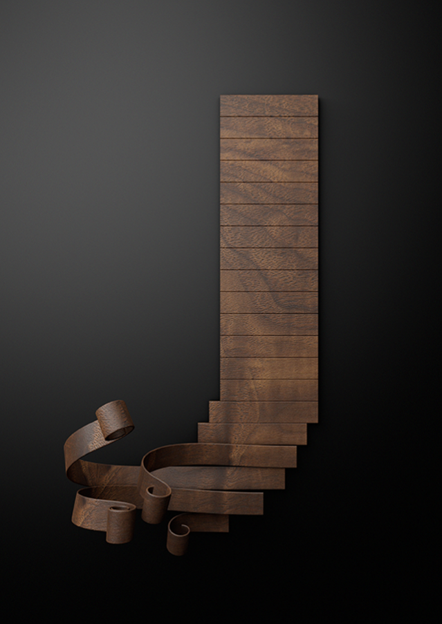 Nike Typography with Wooden Slats – Fubiz Media