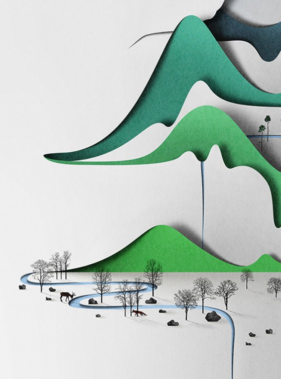 Paper Vertical Landscape – Fubiz Media
