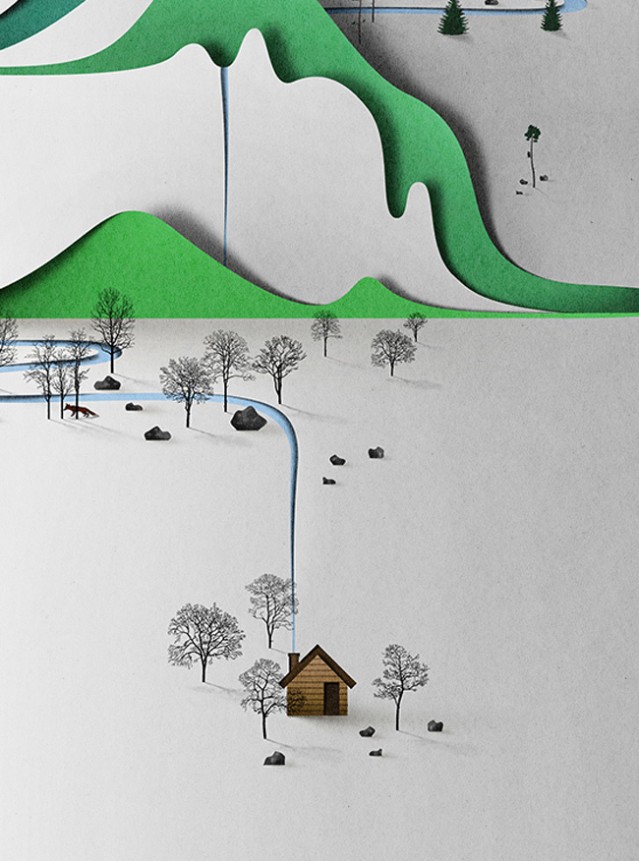 Paper Vertical Landscape – Fubiz Media