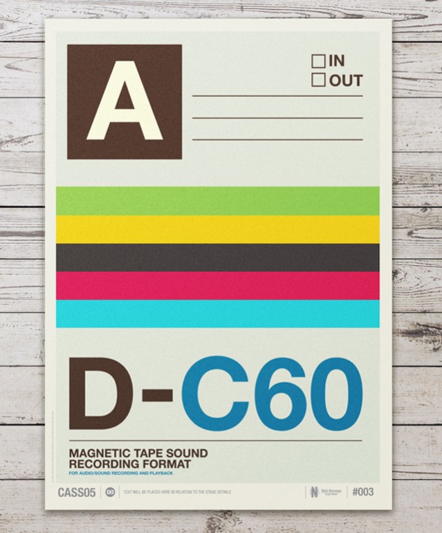 Retro Design Of Cassette – Fubiz Media