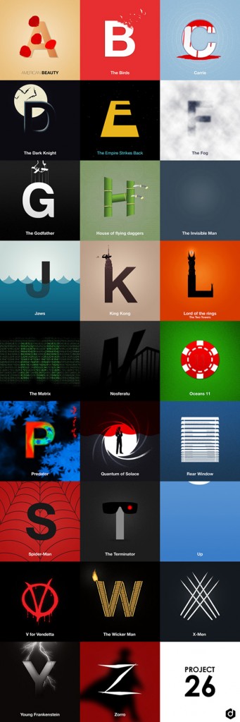 Movie Alphabet – Fubiz Media