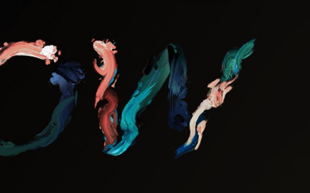Flow Typographic Illustration – Fubiz Media