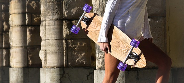 Handmade solid wood 70′s surf style longboards and skateboards from ...