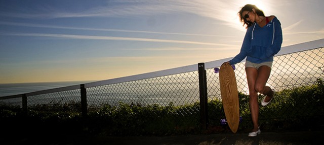 Handmade solid wood 70′s surf style longboards and skateboards from ...