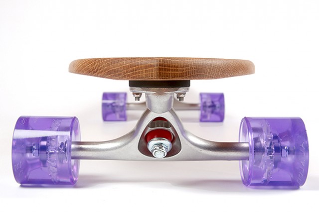 Handmade solid wood 70′s surf style longboards and skateboards from ...