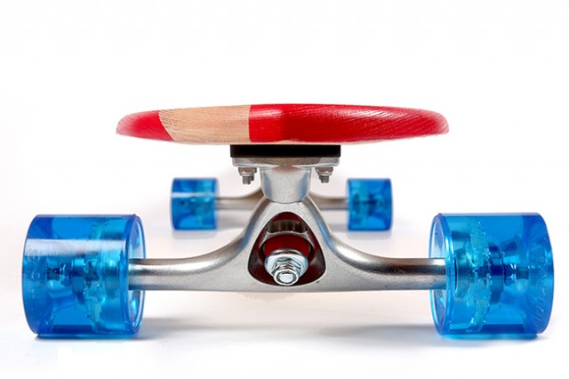 Handmade solid wood 70′s surf style longboards and skateboards from ...