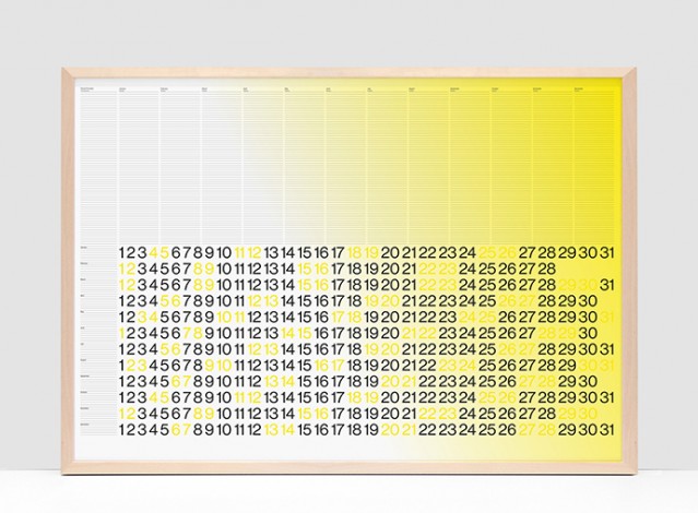 Beautiful Gradient Calendar – Fubiz Media