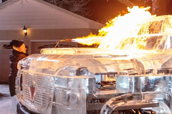 Driveable Truck made of Ice – Fubiz Media