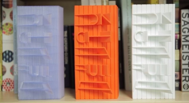 World’s First 3D-Printed Book Cover – Fubiz Media