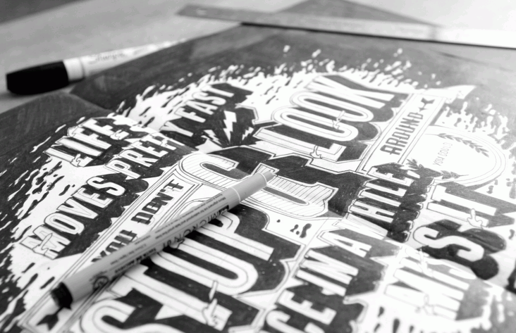 Hand Lettering by Ben Johnston – Fubiz Media
