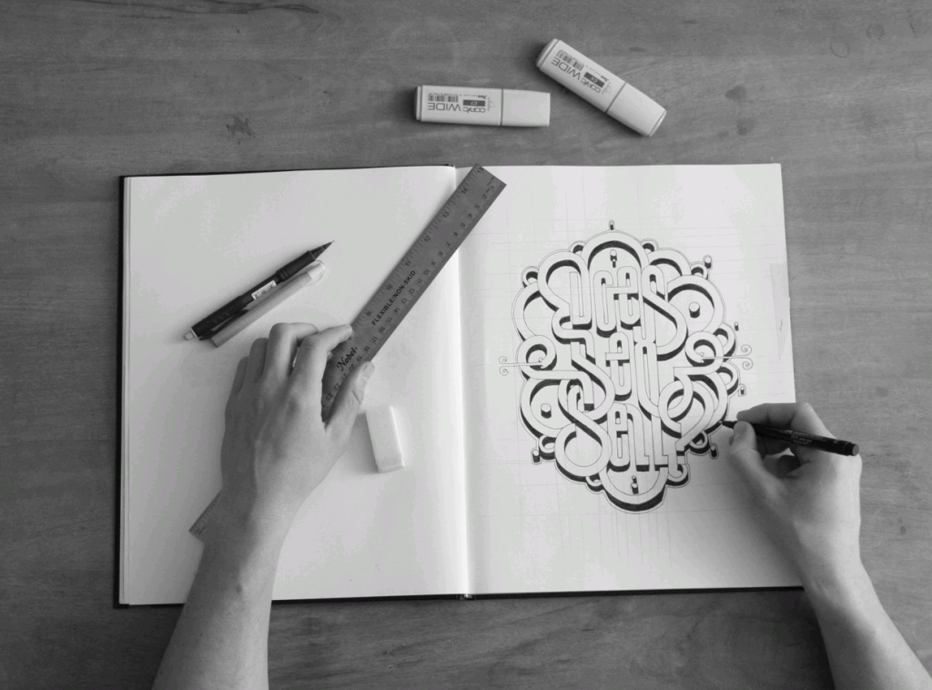 Hand Lettering by Ben Johnston – Fubiz Media