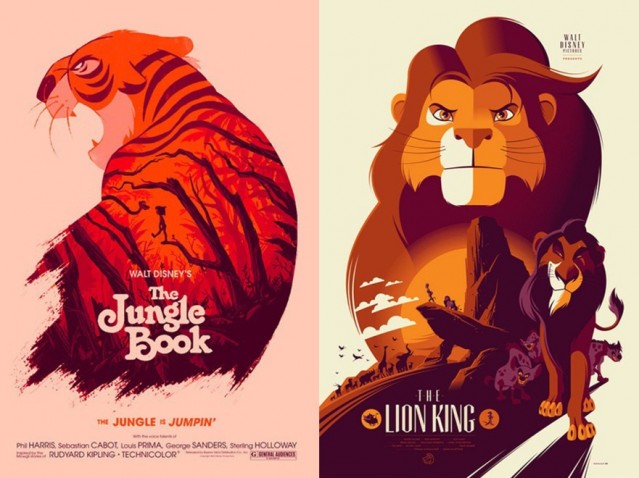 Reinvented Disney Posters by Mondo – Fubiz Media