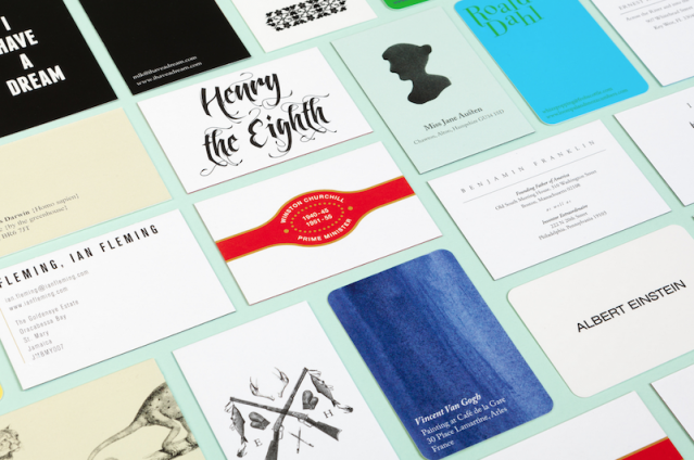 Famous Figures Cards And Letterheads – Fubiz Media