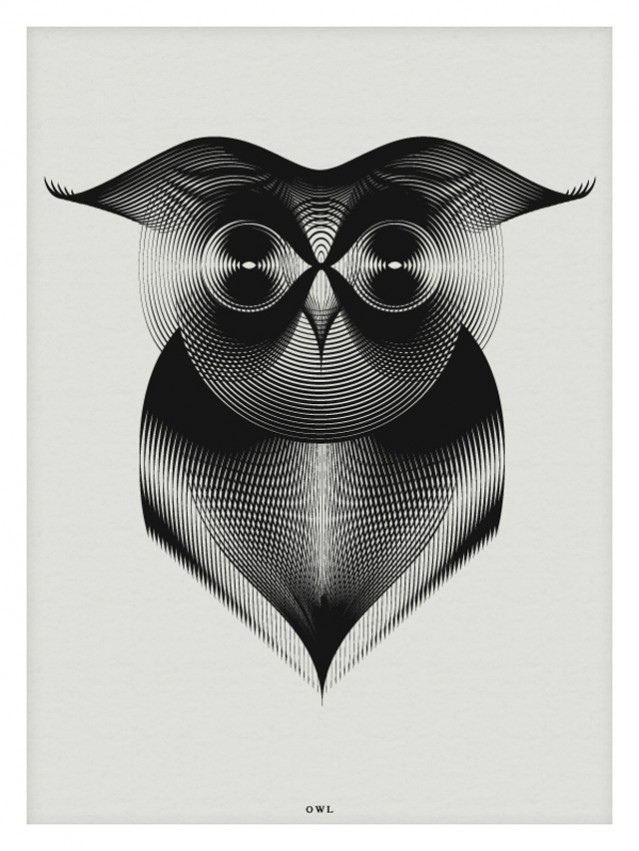 Drawing Animals using Moirée Patterns – Fubiz Media