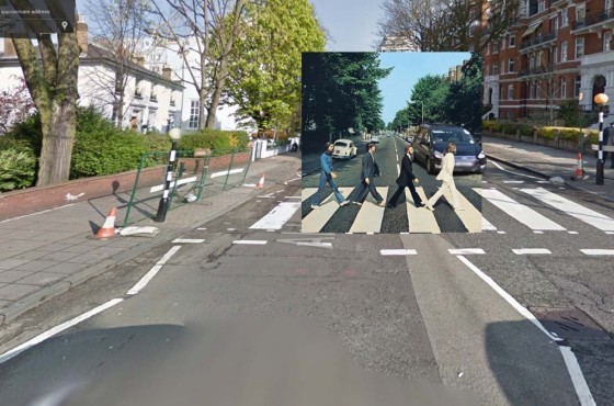 Classic Album Covers in Google Street – Fubiz Media