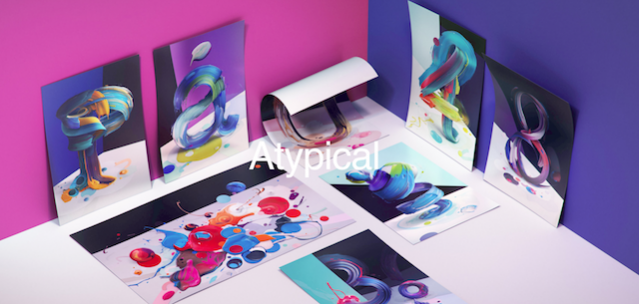 Atypical – Painting Typography – Fubiz Media