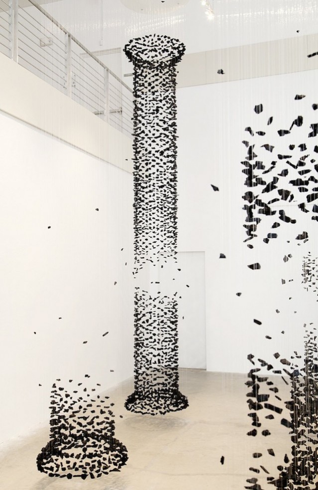 Columns of Suspended Charcoal – Fubiz Media