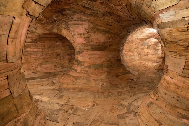 Wooden Tunnels Installation – Fubiz Media