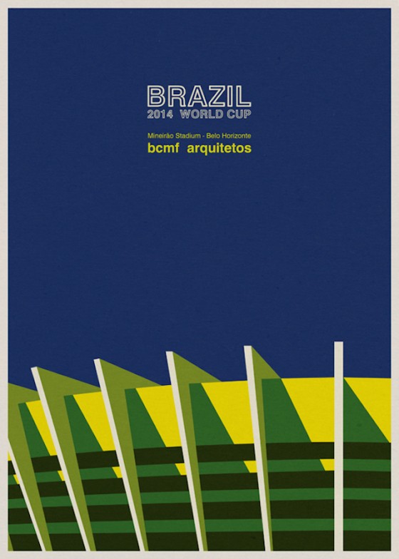 Brazil’s Architecture World Cup 2014 Posters – Fubiz Media