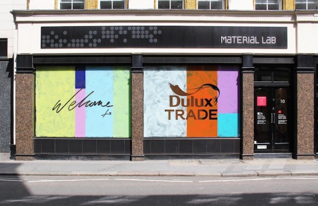 Dulux Trade brings colour to life with new Material Lab window display ...