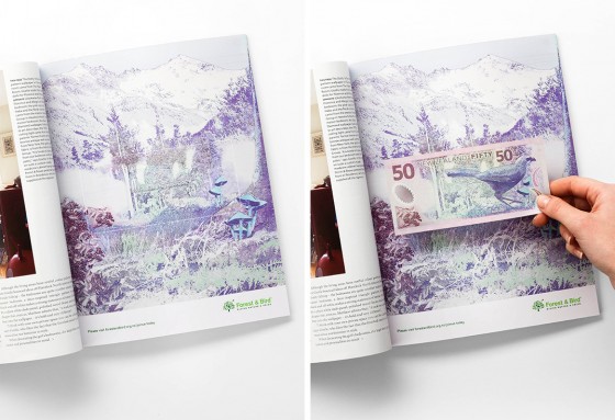 Forest & Bird Dollar Bills Ads – Fubiz Media