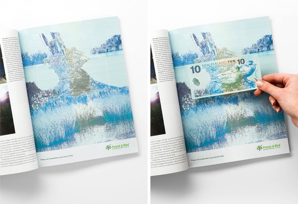Forest & Bird Dollar Bills Ads – Fubiz Media