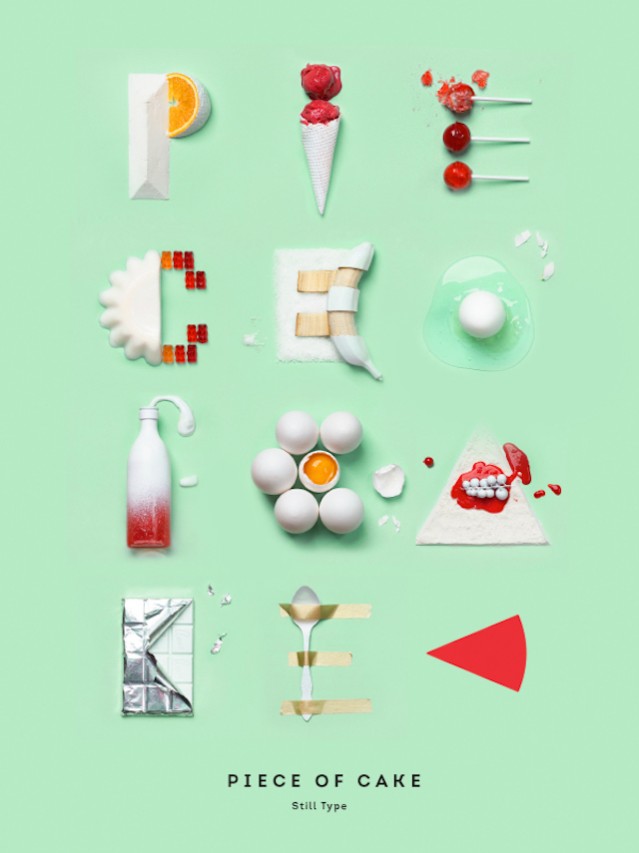 Piece of Cake Typography – Fubiz Media