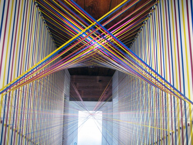 Artist Rebecca Ward creates powerful tape installations and subtly ...