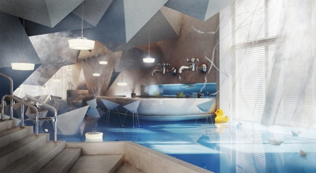 Blue Design Bathroom – Fubiz Media