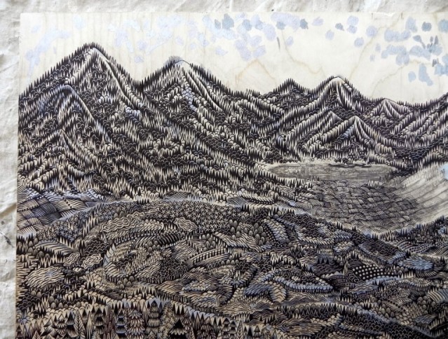 Overlook Woodcut Drawing – Fubiz Media