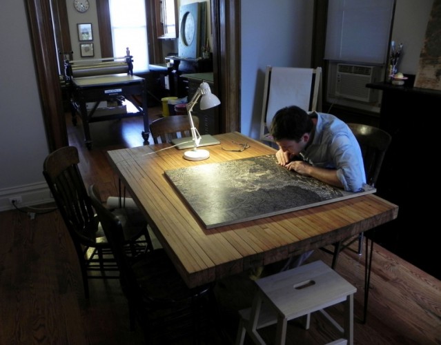 Overlook Woodcut Drawing – Fubiz Media